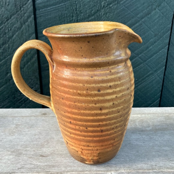 Hand Crafted | Dining | Handmade Pottery Pitcher Signed By Nan | Poshmark